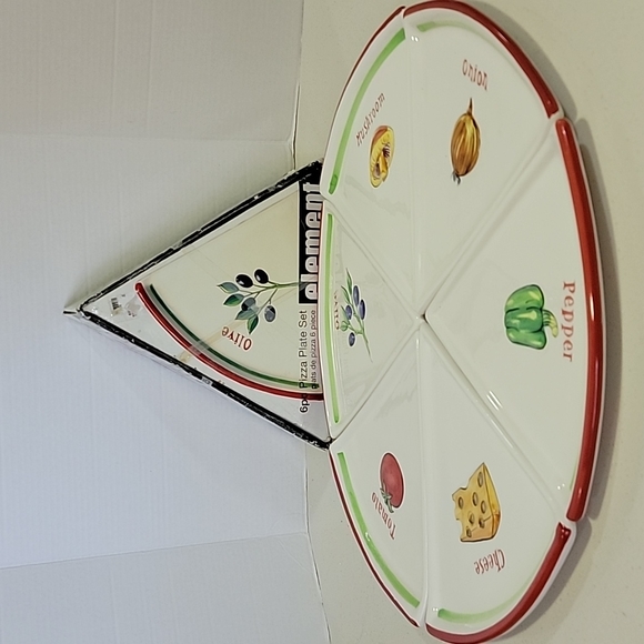 Element | Dining | Vintage Element By Stoneage Ceramics Pizza Slice ...